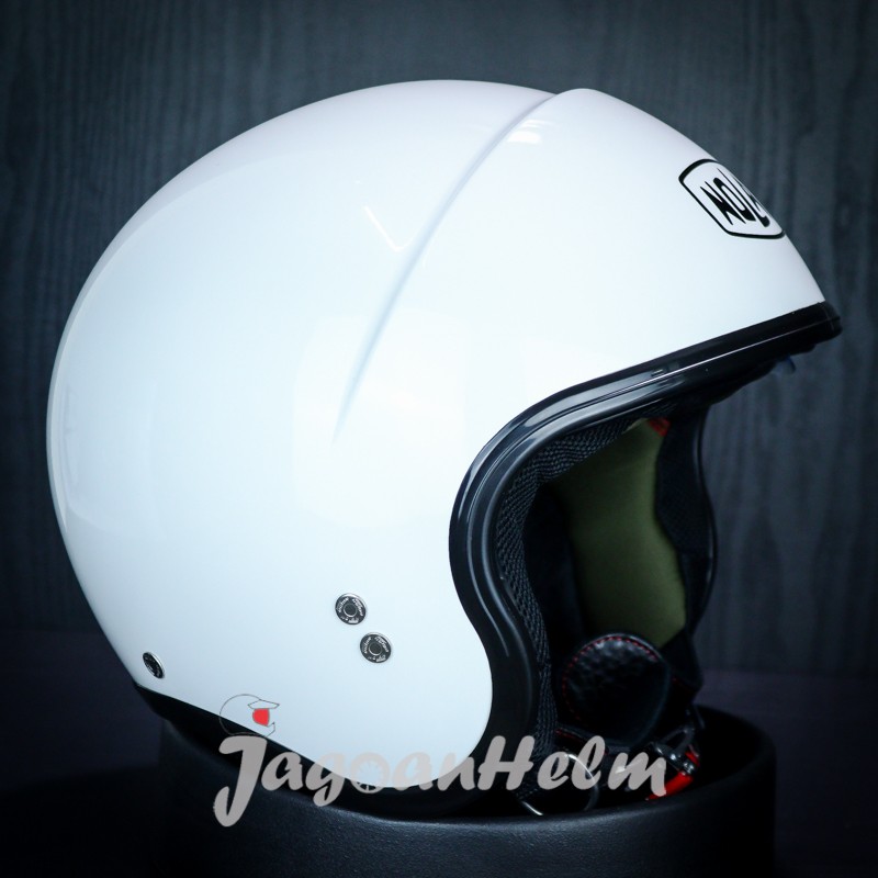NOLAN HELM N21 CLASSIC #005 | WHITE GLOSSY | CLASSIC RETRO | Lazada ...