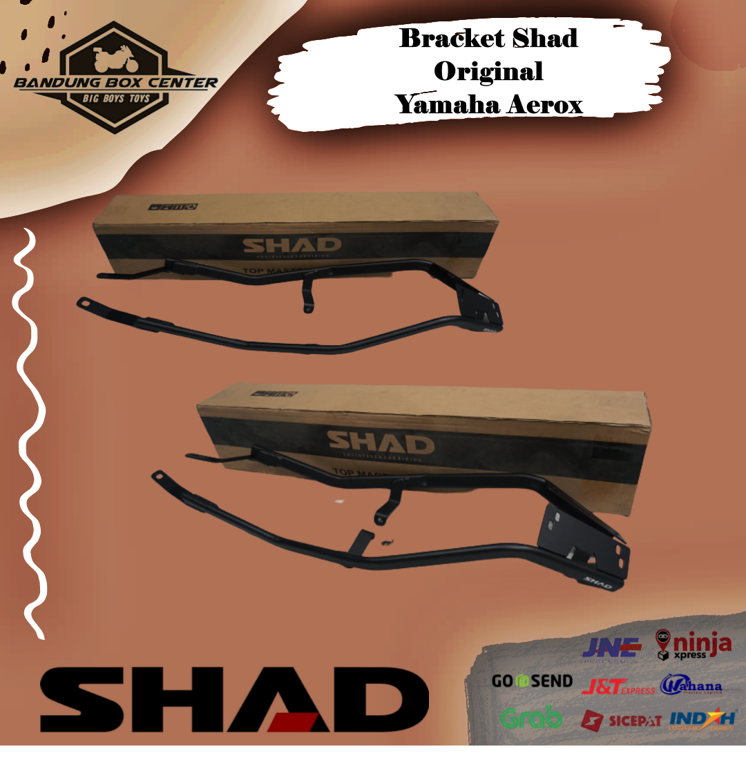 Bracket Box Shad Aerox Lama atau Breket Box Shad original Yamaha Aerox ...