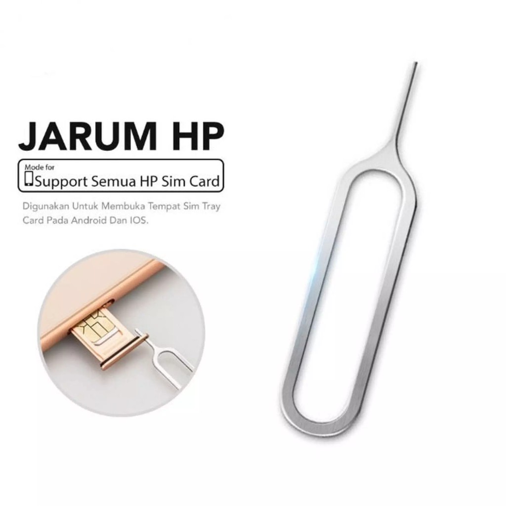 Sim Tray Ejector Colokan Kartu Sim Card Handphone Jarum Tusuk Sim Hp ...