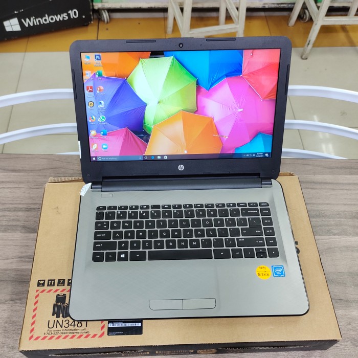 LAPTOP LEPTOP HP SILVER HDD 500GB 14 INC GENERASI TERBARU WINDOWS10 ...