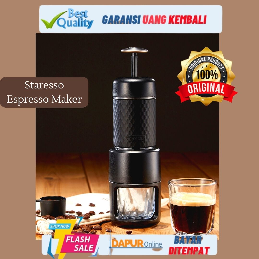 Staresso Mesin Pembuat Kopi Espresso Portable Pressure 15 Bar | Lazada ...