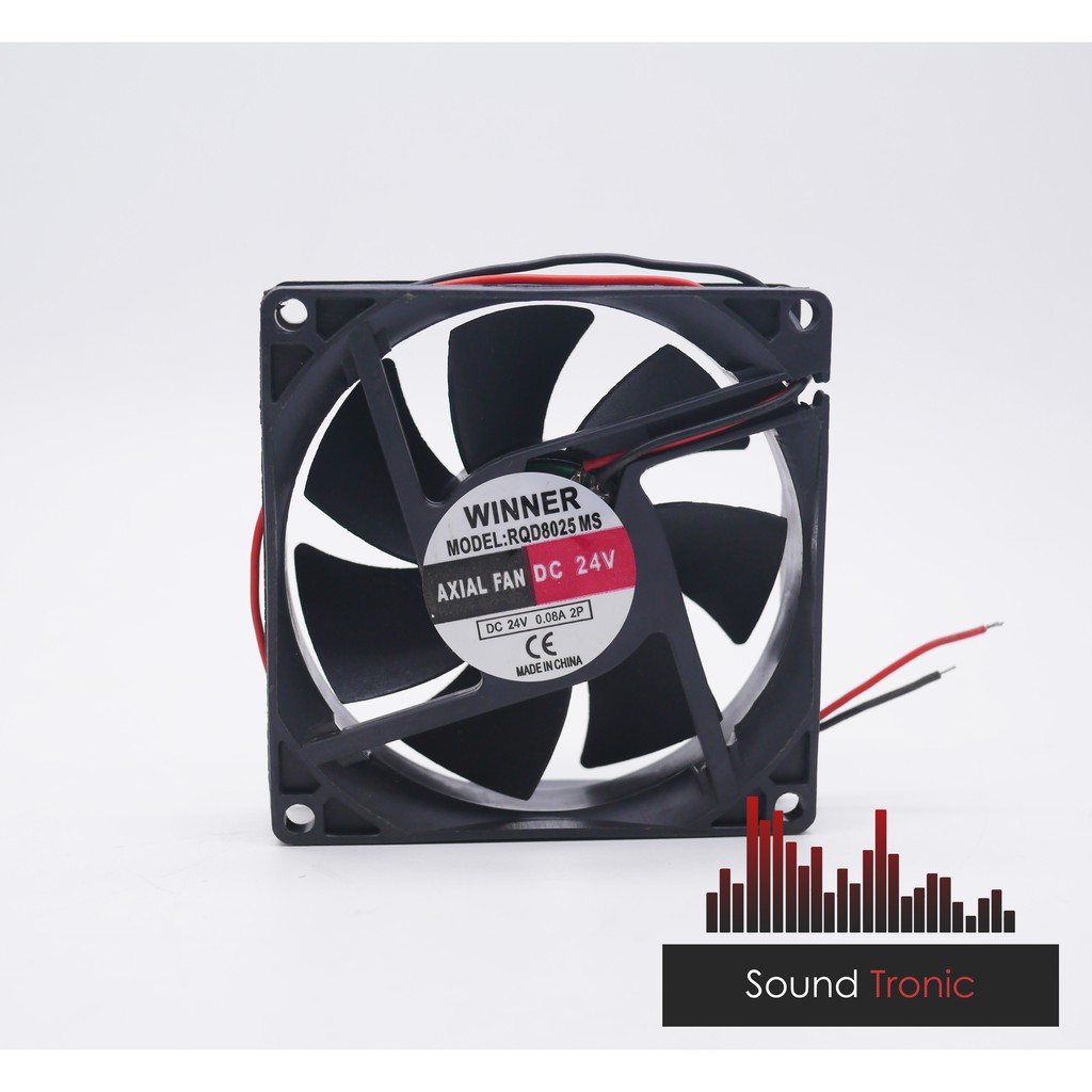 Axial Fan DC Kipas Rotary Cooling Panel 8cm 12V 24V Winner 808025 ...
