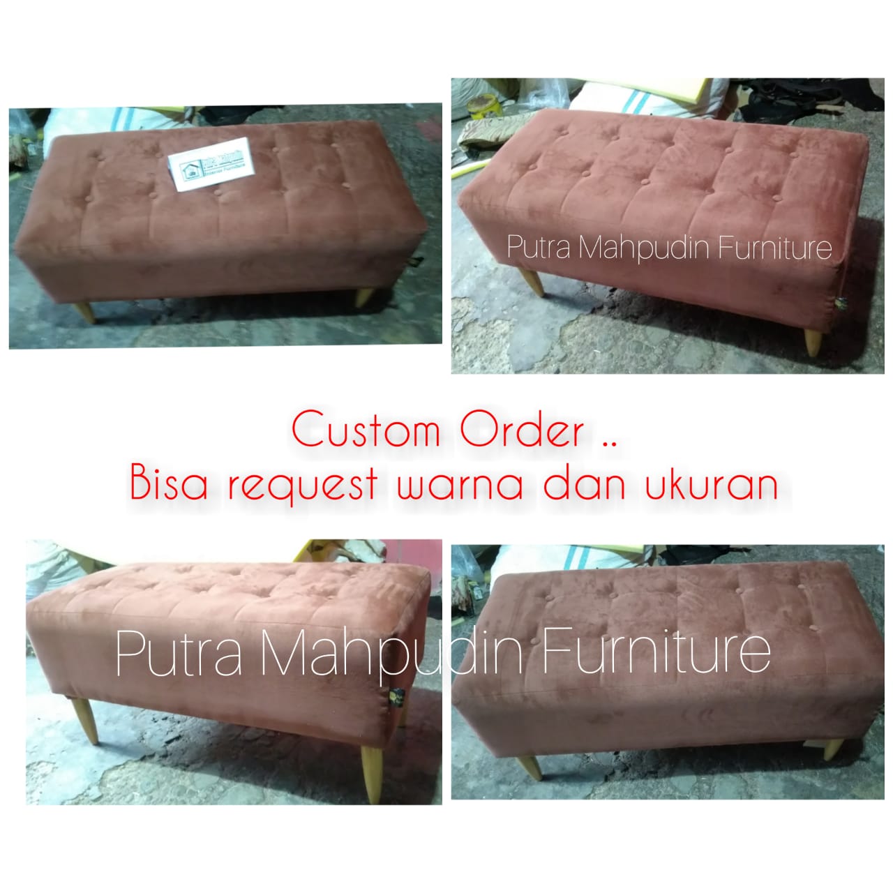 kursi bench panjang 100 cm pilih warna sesuai selera | Lazada Indonesia