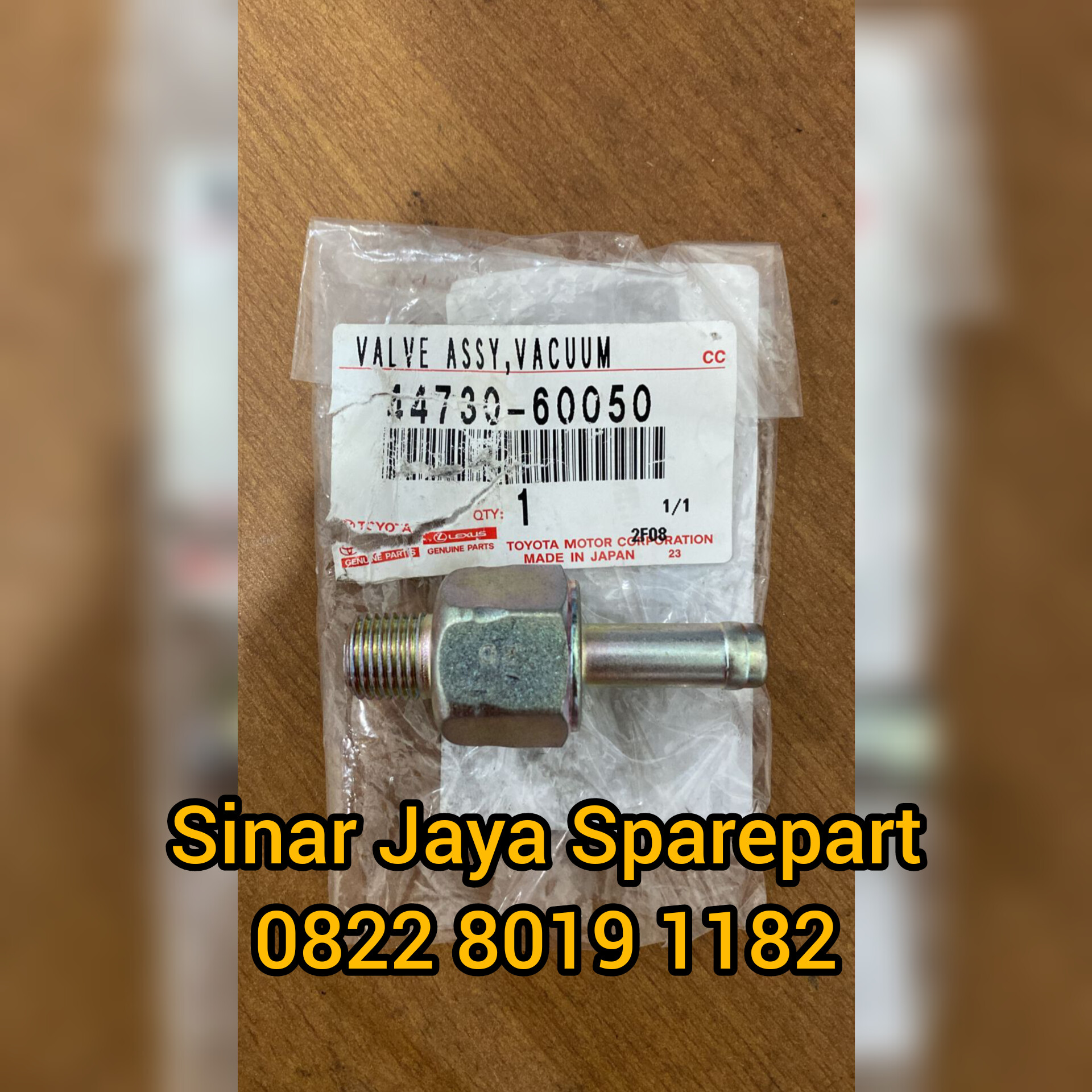 Vacuum Check Valve Assy Toyota Dyna Saurus All Tipe Hino Dutro All Tipe ...