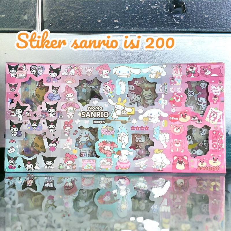 RAJAWALI | Sticker 200 Lembar Karakter Anime Anak Sanrio Lotso / My ...