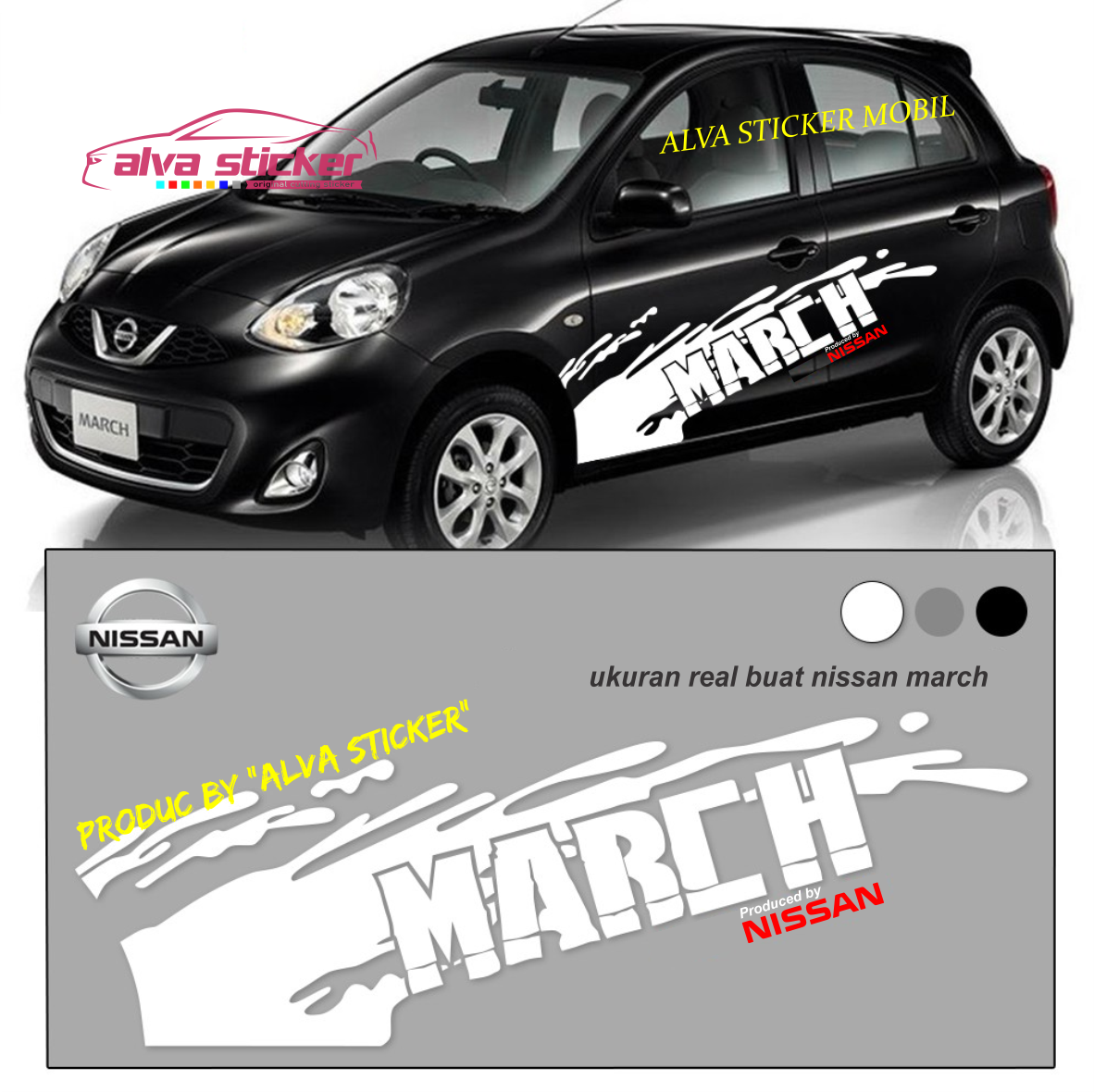 sticker march lumpur full body list stripe produced by nissan stiker ...