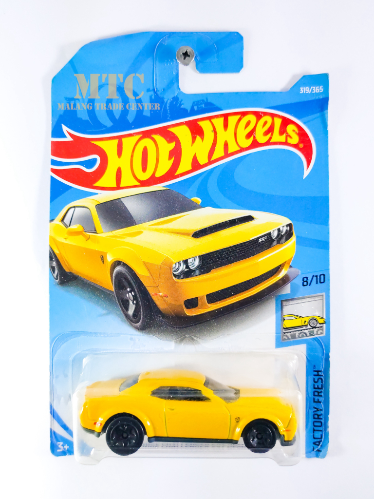 Hot Wheels 18 Dodge Challenger Srt Demon Lazada Indonesia