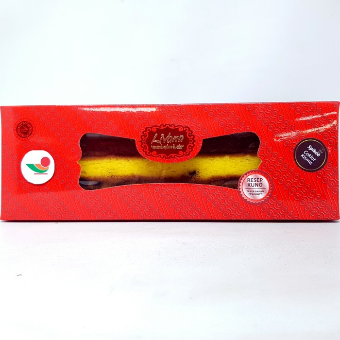 LIVANA SPIKOE ±350gr | KUE SPIKU LAPIS KHAS SURABAYA UKURAN 21x5x7cm ...