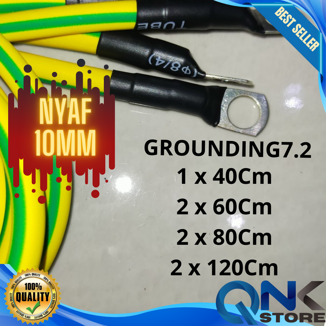Kabel Grounding 7 Titik NYAF 10mm Kuning Hijau Kabel Negatif Kabel ...