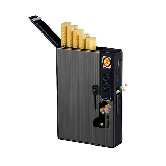Kotak Rokok Korek Elektrik 10 Slot dengan Pengisian USB | Lazada Indonesia
