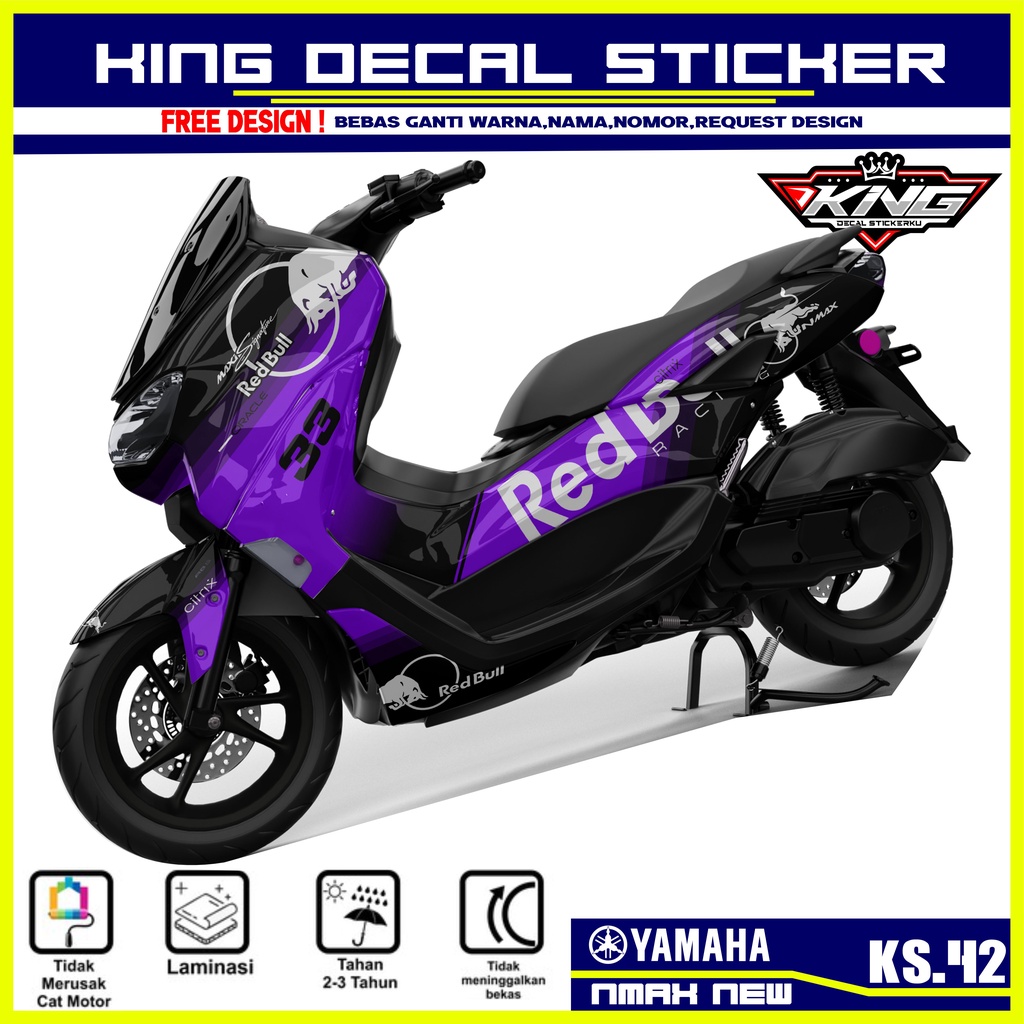 Sticker Yamaha NMAX NEW 2020 Full Body - Decal motor Stiker Striping ...