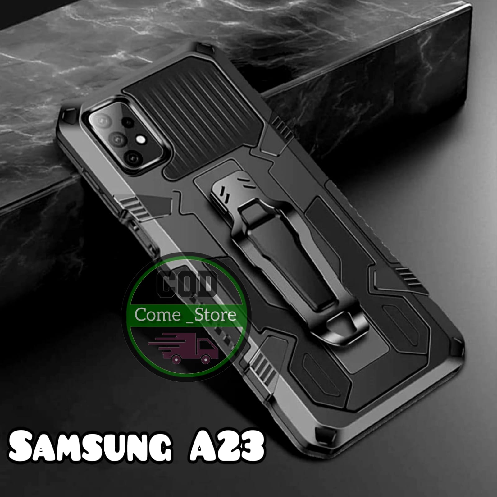 Casing Hp Untuk Samsung Galaxy A23 2022 Hardcase Robot Kickstand Armor ...