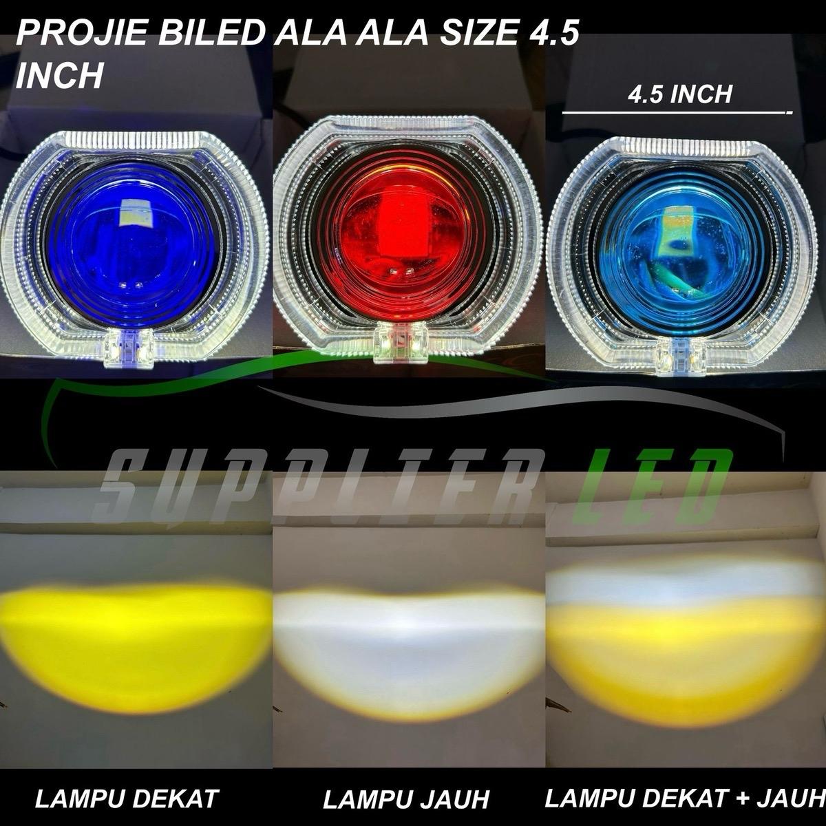 Lampu led projie biled ala ala size 4,5 inch | Lazada Indonesia