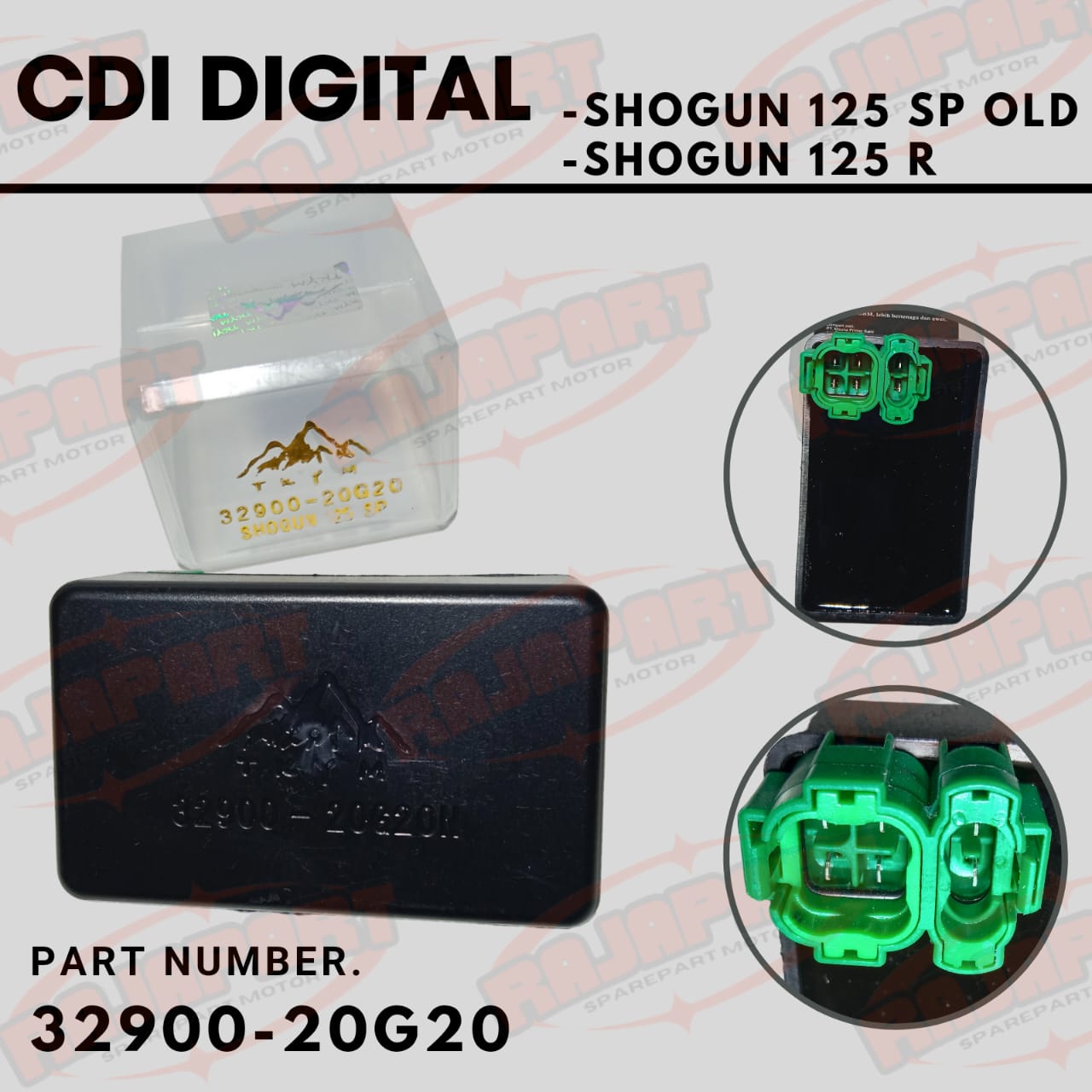 CDI ECU UNIT CDI SHOGUN 125 R SHOGUN 125 SP ARASHI (20G20) ORIGINAL ...