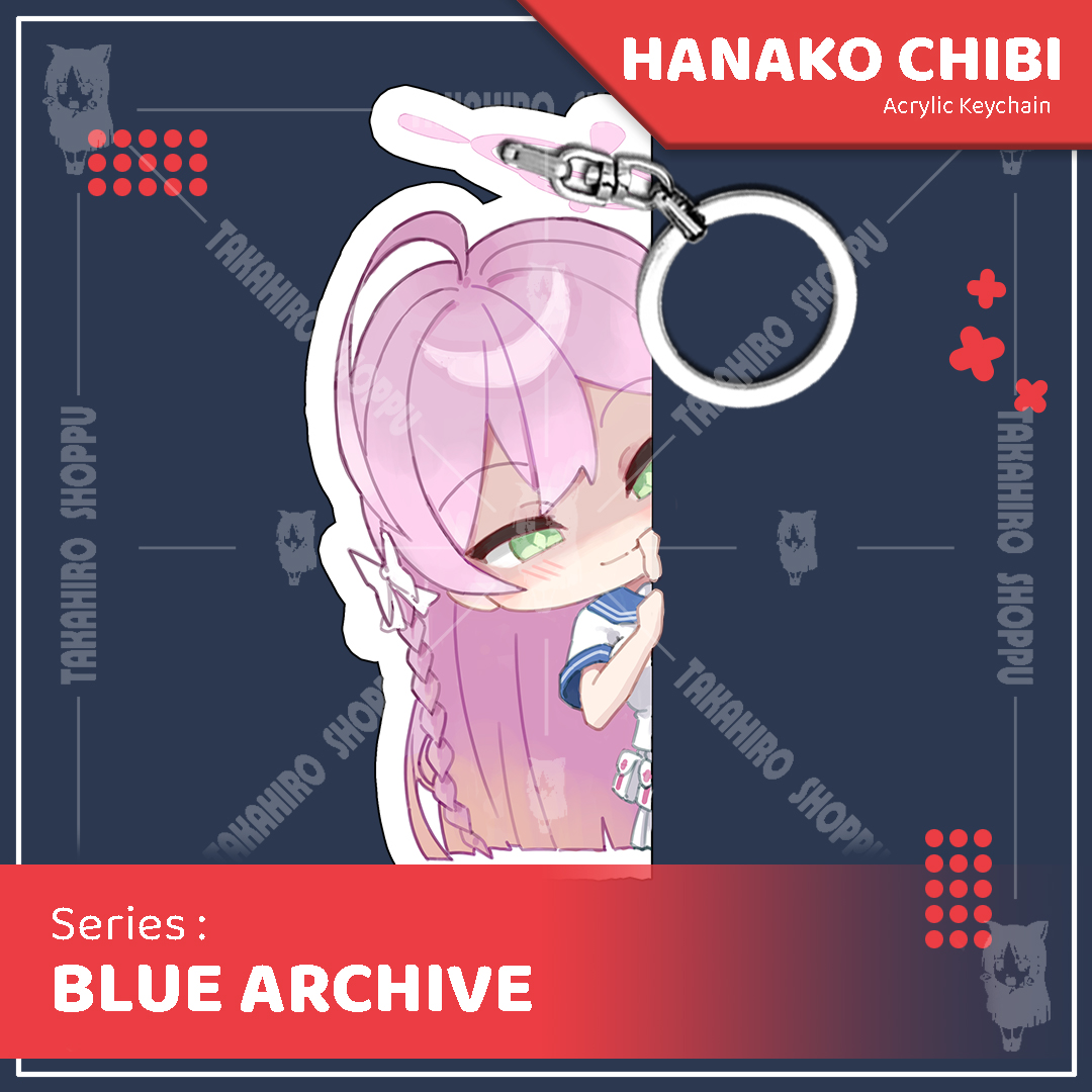 Gantungan Kunci / Keychain Akrilik Blue Archive HANAKO CHIBI | Lazada ...