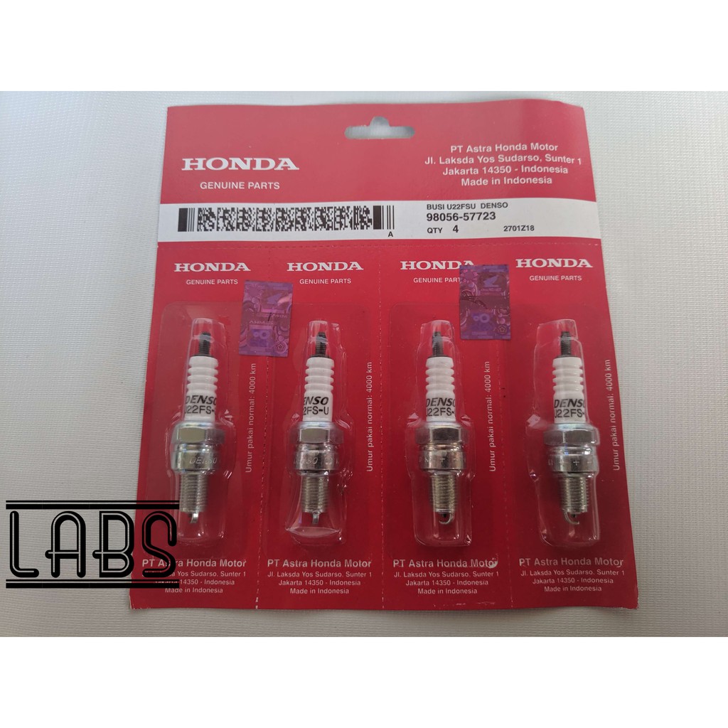 LA - Busi Denso U22 Honda Motor Grand Mio Jupiter Vega Smash Revo ...