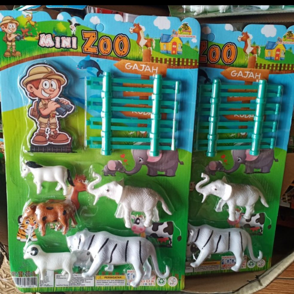Mainan Anak Mini Zoo - Kebun binatang Mini | Lazada Indonesia