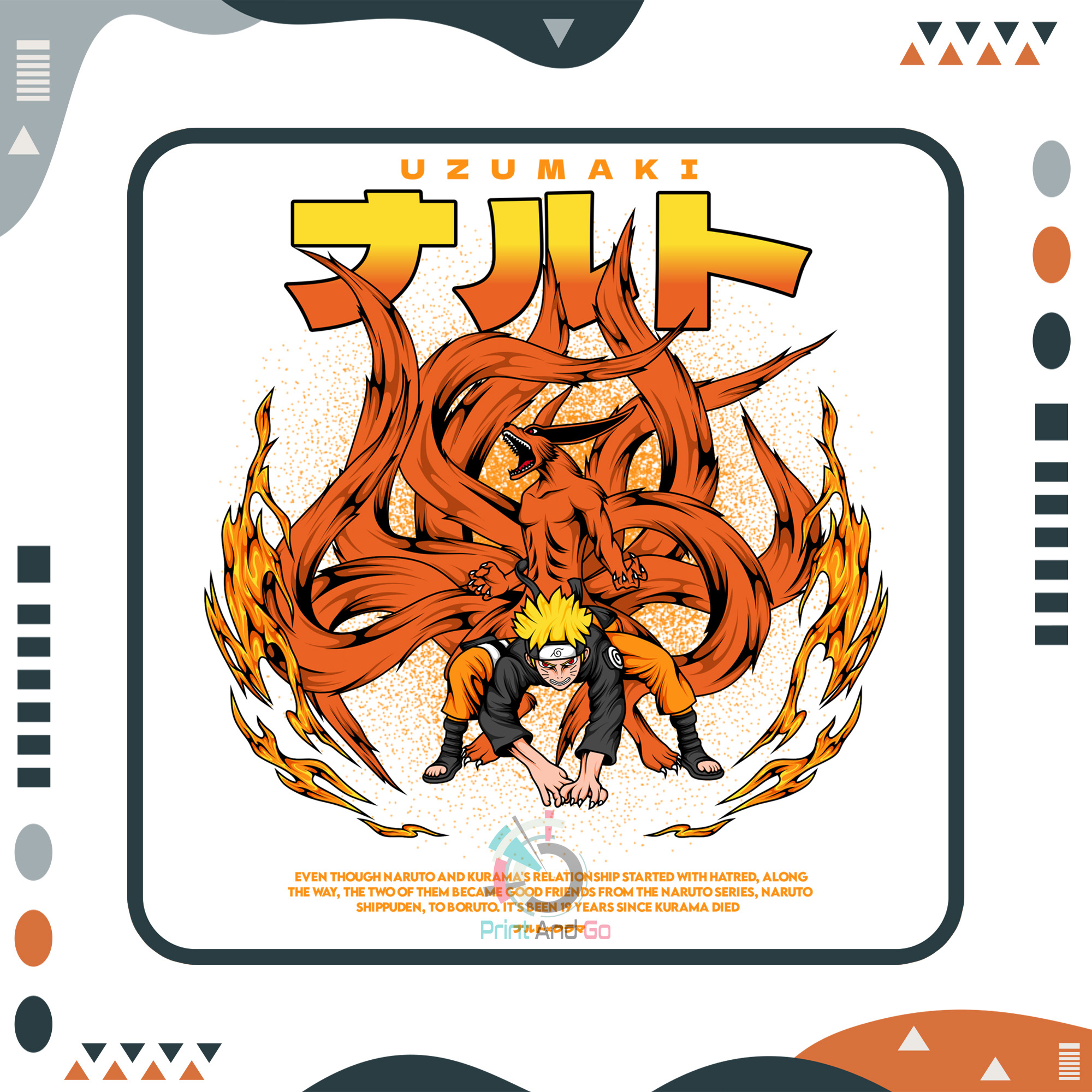 SABLON SETRIKA STICKER DTF TEMA ANIME V4 NARUTO (UKURAN - + 14CM ...