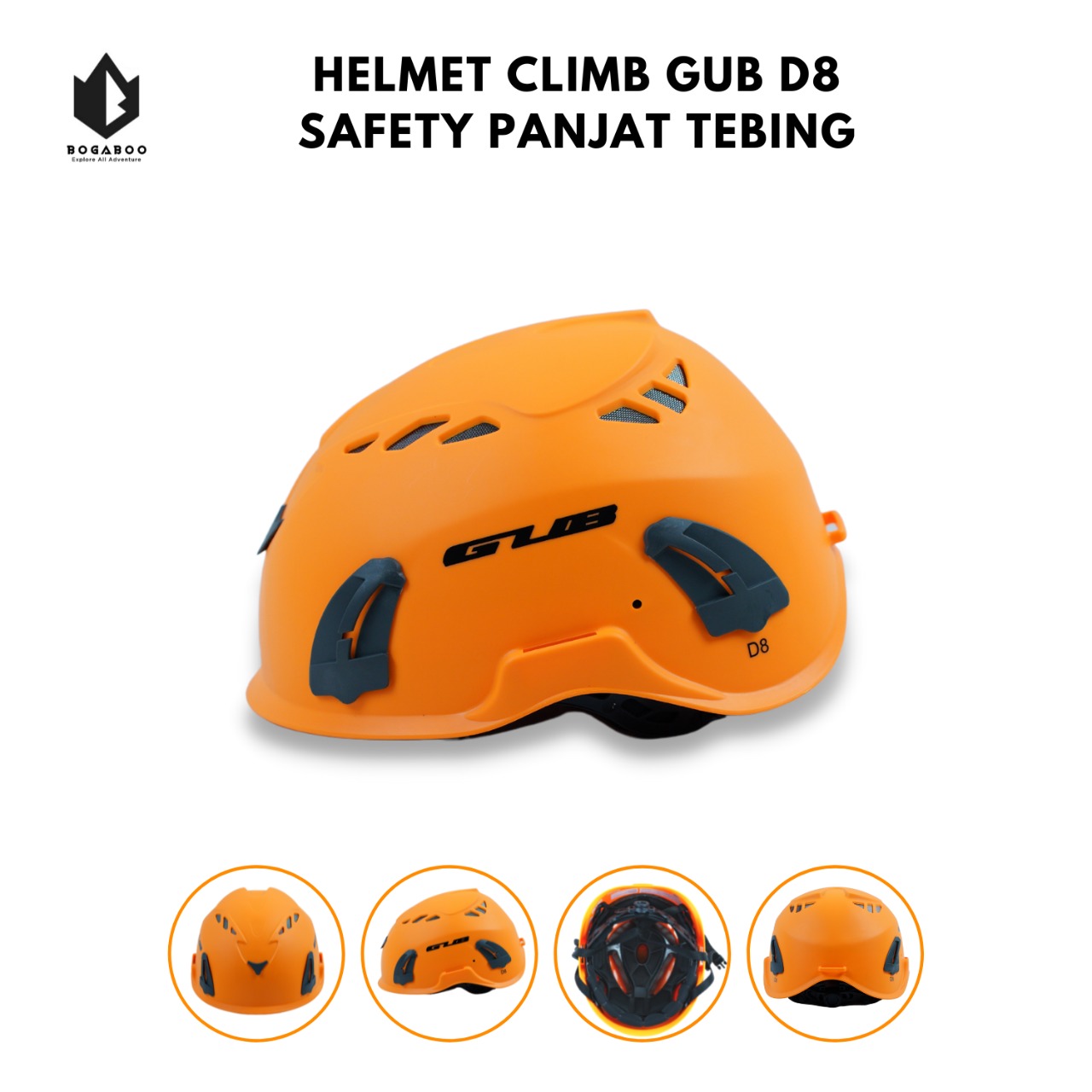 Helmet Climbing GUB D8 Helm Safety Panjat Climbing Proyek Sar Rescue ...