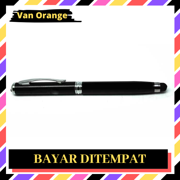 4 in 1 Senter + Laser Pointer + Pen + Stylus / Pulpen Sekaligus Senter ...