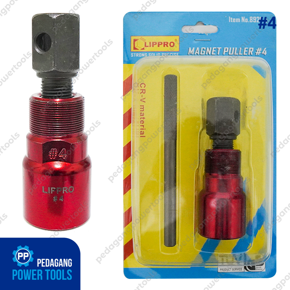 LIPPRO TREKER MAGNET NO. 4 MOTOR HONDA YAMAHA SUZUKI PULLER 8921-4 ...