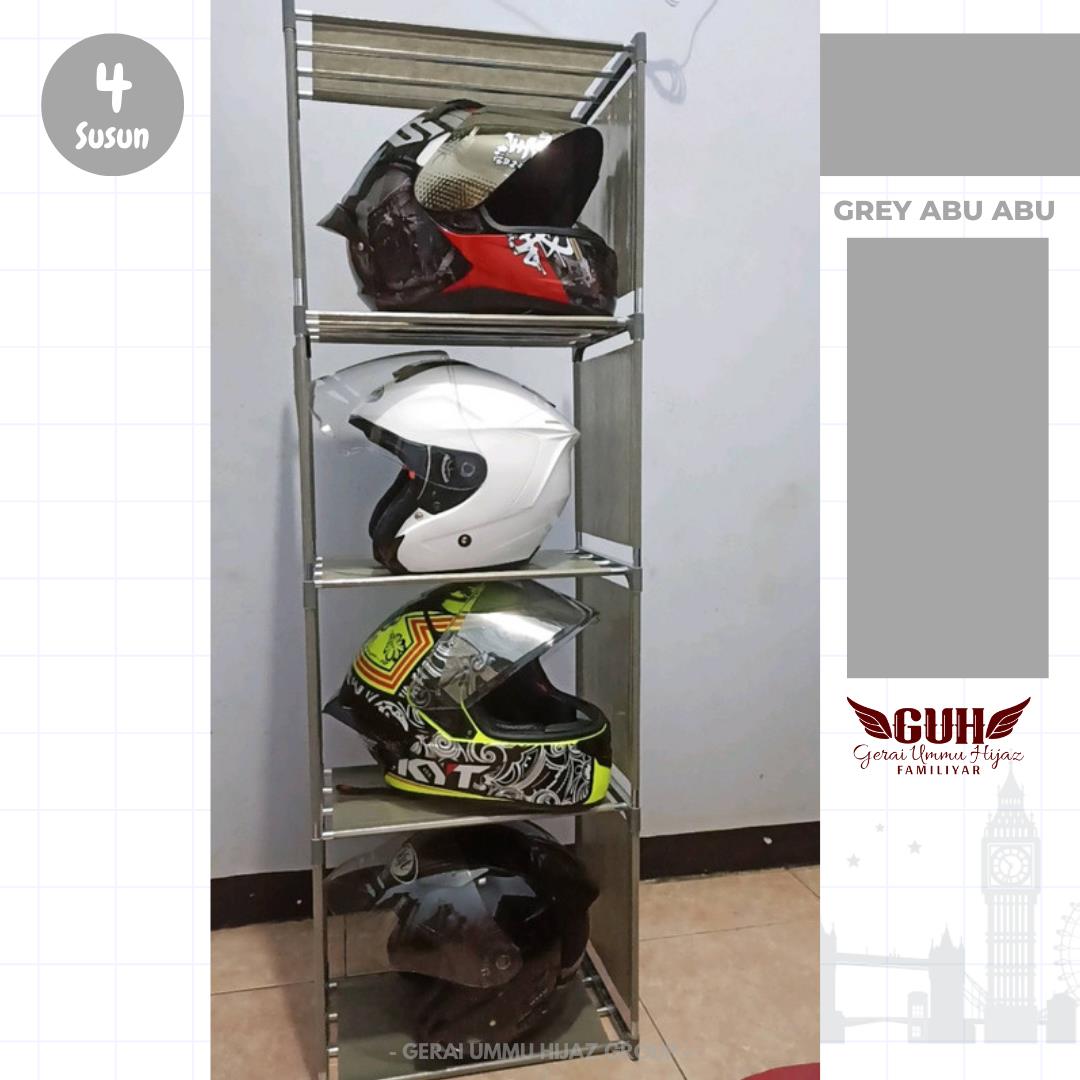 REKOMENDASI Rak Helm Lemari Helm Tempat Helem Rak" Helm Lemari ...