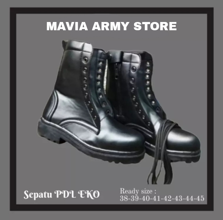 Sepatu pdl pdh resleting security satpam linmas hansip ormas keamanan ...