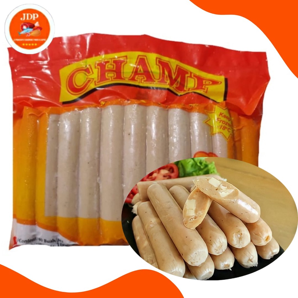 SOSIS AYAM CHICKEN SAUSAGE CHAMP FROZEN FOOD | Lazada Indonesia