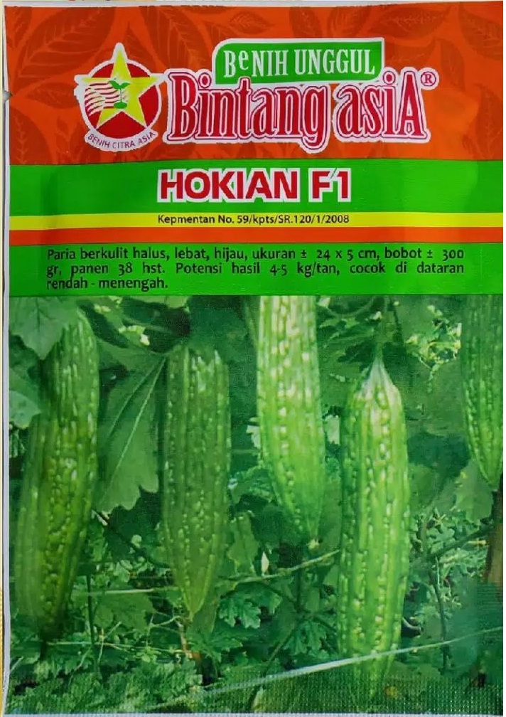 Benih Pare / Paria HOKIAN F1 Pack 10 Gram - Bintang Asia | Lazada Indonesia