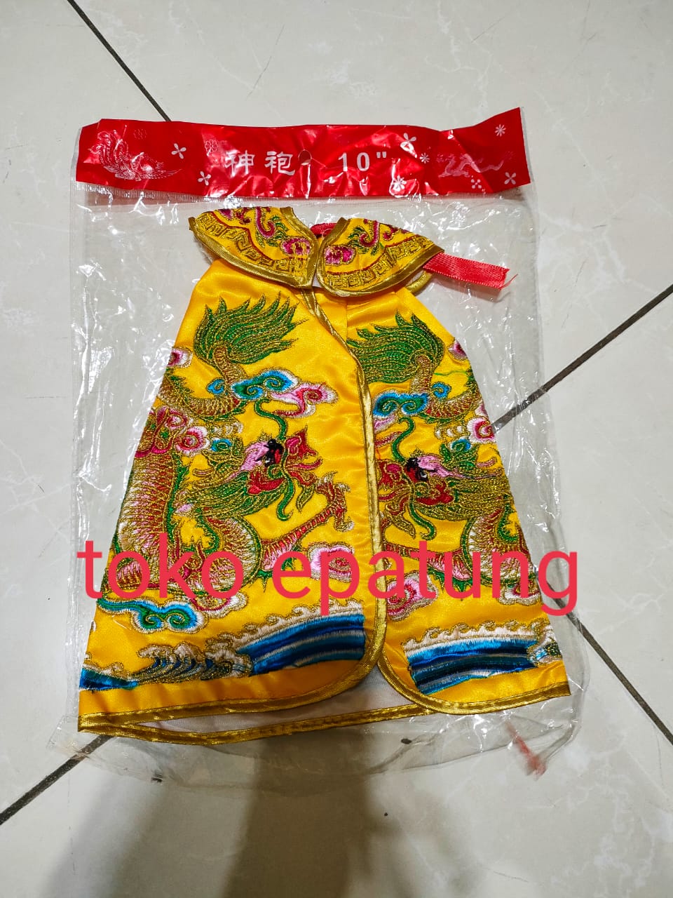 baju patung dewa naga - 10 inch / 25 cm - kuning (m) | Lazada Indonesia