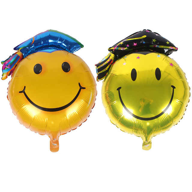 balon foil wisuda smile - balon graduation - balon foil sarjana - balon ...