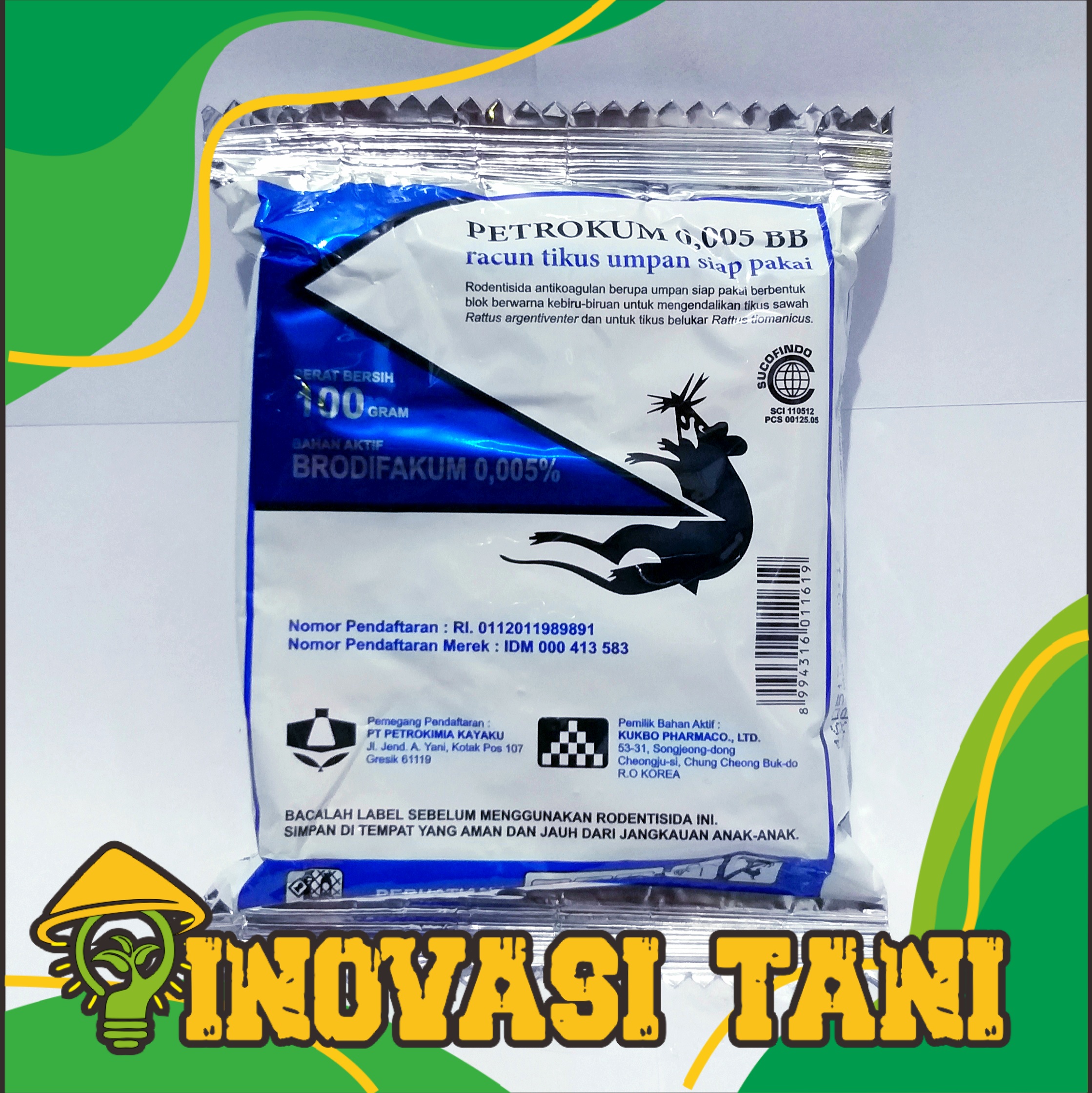 Racun Tikus Petrokum 100g | racun tikus | pembasmi tikus | Lazada Indonesia