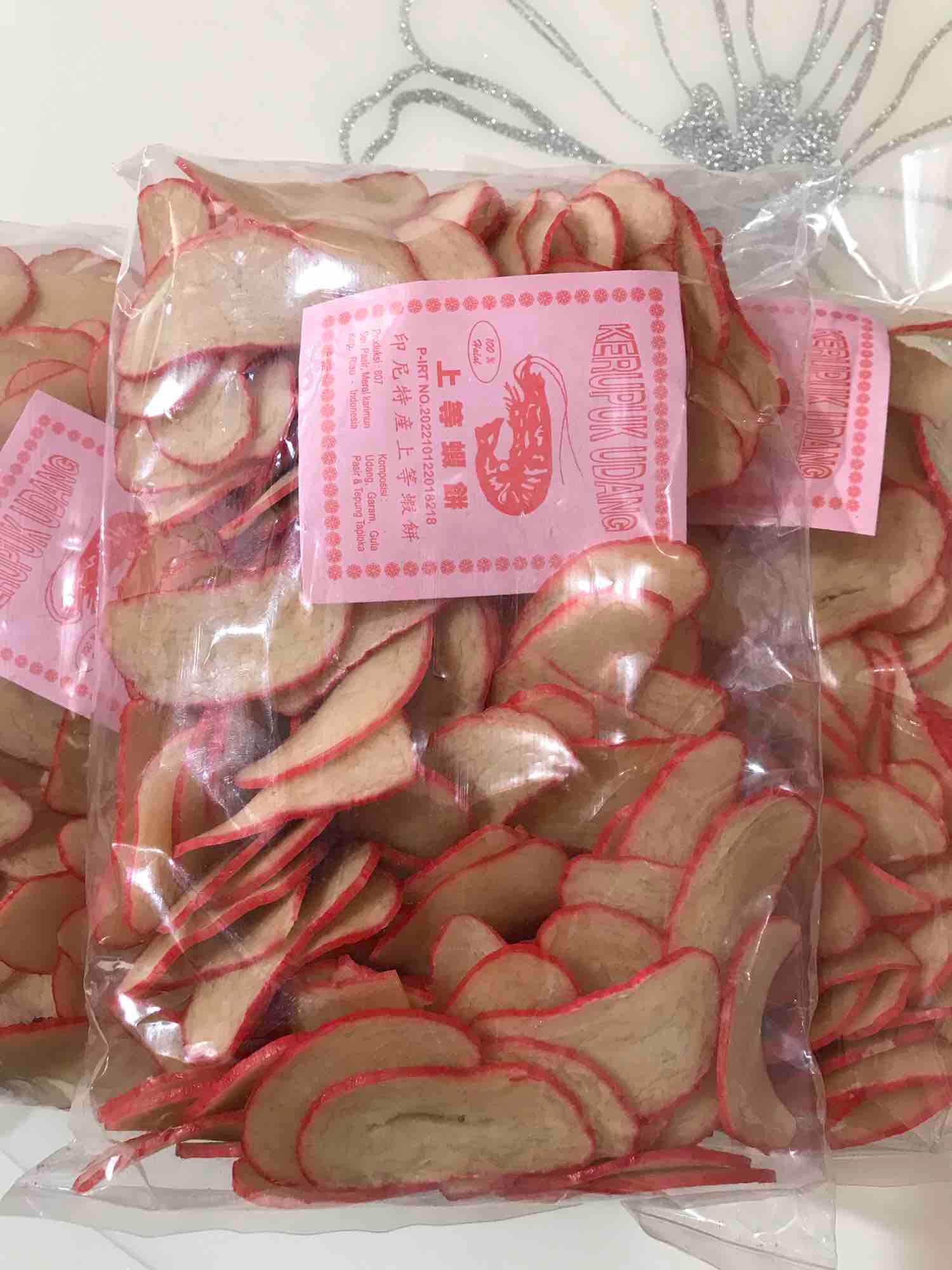 Krupuk Udang Premium Lis Merah 500gr / Kerupuk Udang Balai | Lazada ...