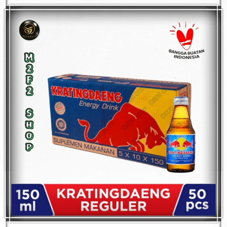 Kratingdaeng Energy Drink Botol Beling - 150 ml (Kemasan Karton ...