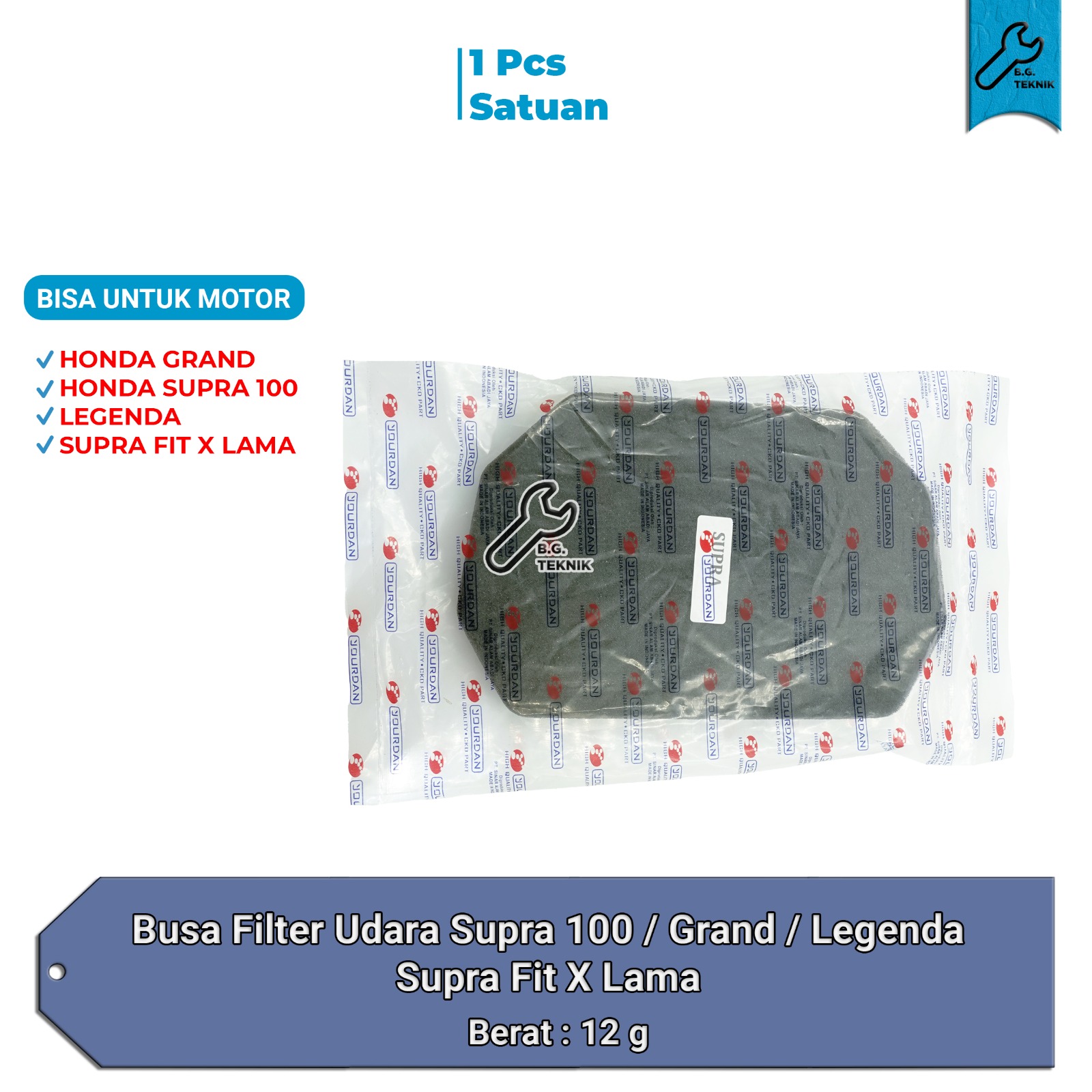 Busa Filter Udara supra 100 / Grand / Legenda / Supra Fit X Lama ...