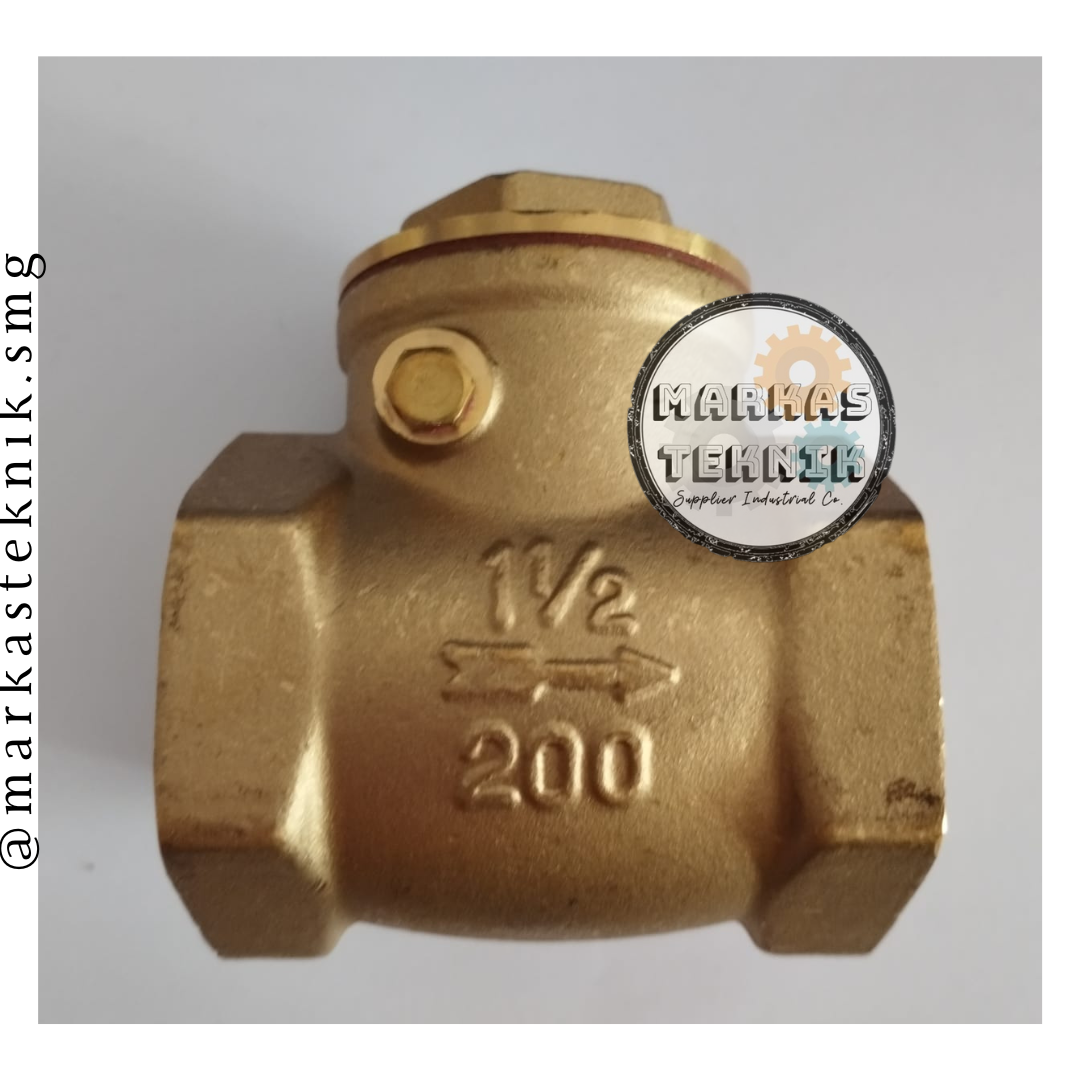 CHECK VALVE Kuningan 1 1/2" PERRUNO / Check Valve 1 1/2 Inch Kuningan ...