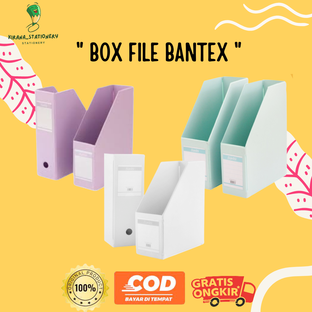 BOX FILE BANTEX BOX FILE PASTEL BOX FILE MURAH ALAT TULIS KANTOR BOX ...