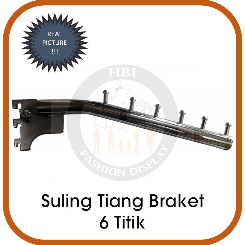 Suling Tiang Bracket Baju 6 Titik | Lazada Indonesia