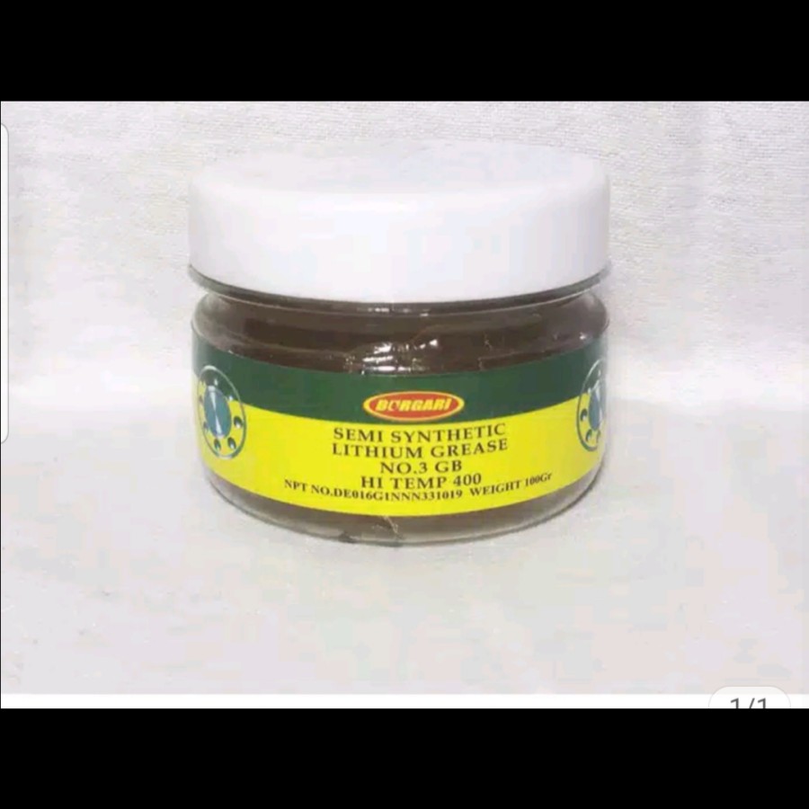 SALE!! Oli Gemuk Semi Synthetic Lithium Grease Burgari 100g | Lazada ...