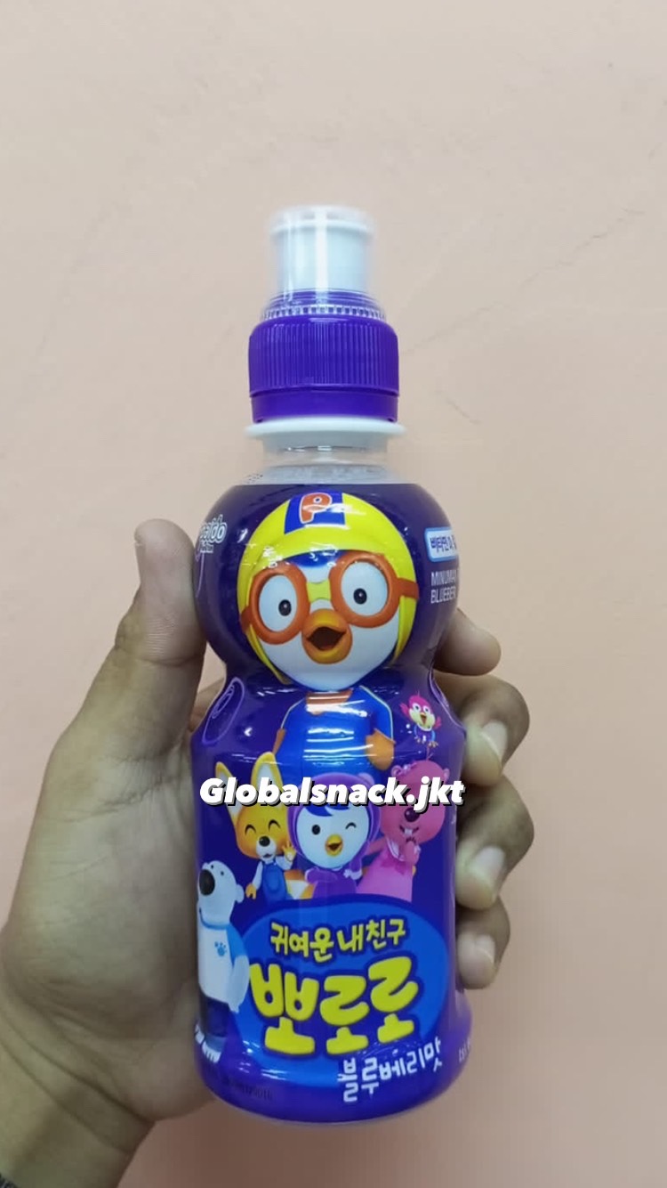 PORORO DRINK JUICE ALL VARIANT MILKY / BLUEBERRRY / STRAWBERRY / GREEN ...