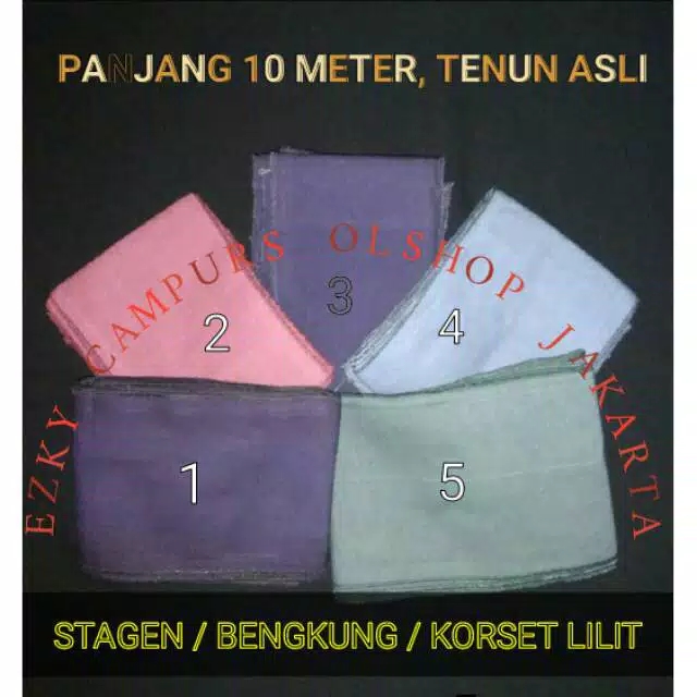 Stagen Bengkung Kendit Korset Lilit Ibu Setelah Melahirkan 10 Meter ...