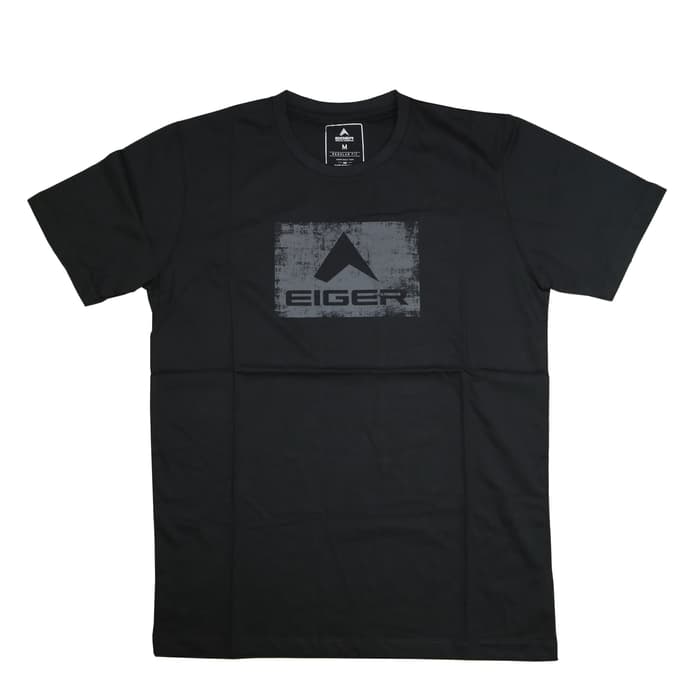 Kaos Eiger Original Raster Logo - Grey | Lazada Indonesia