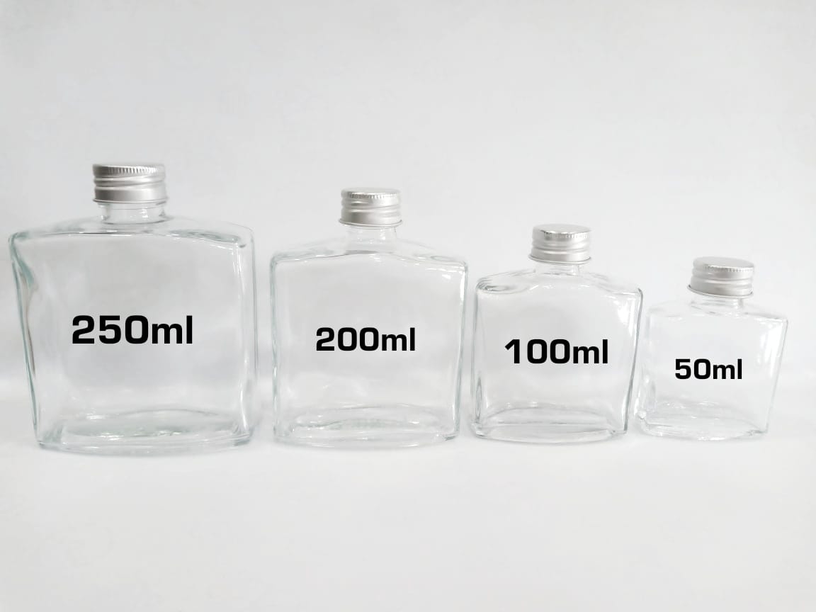 Botol Kaca Polos Premium / Botol Kaca Wisk BP Glass Bottle Kemasan ...