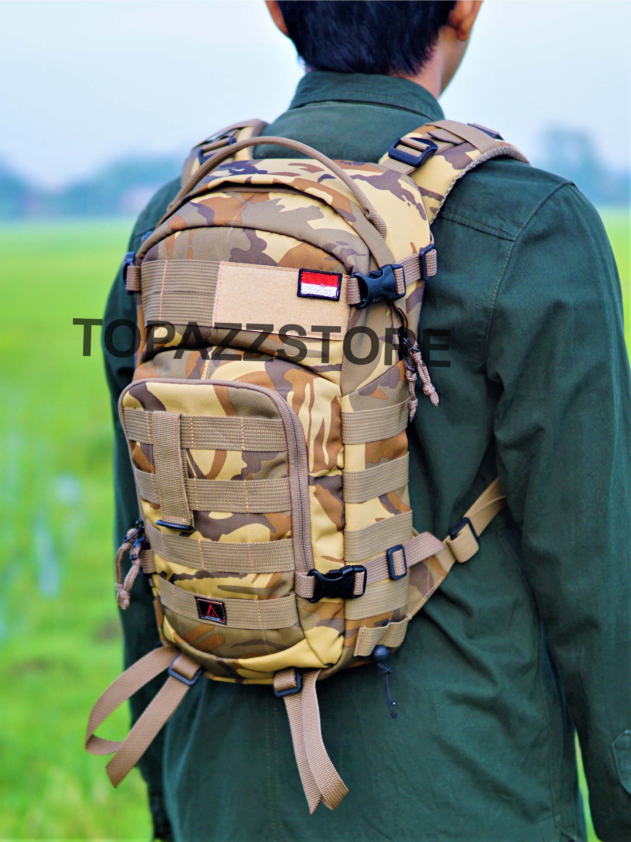 Tas Tactical Army Ransel Hydropack Sepeda Gowes Tentara TNI Polisi ...