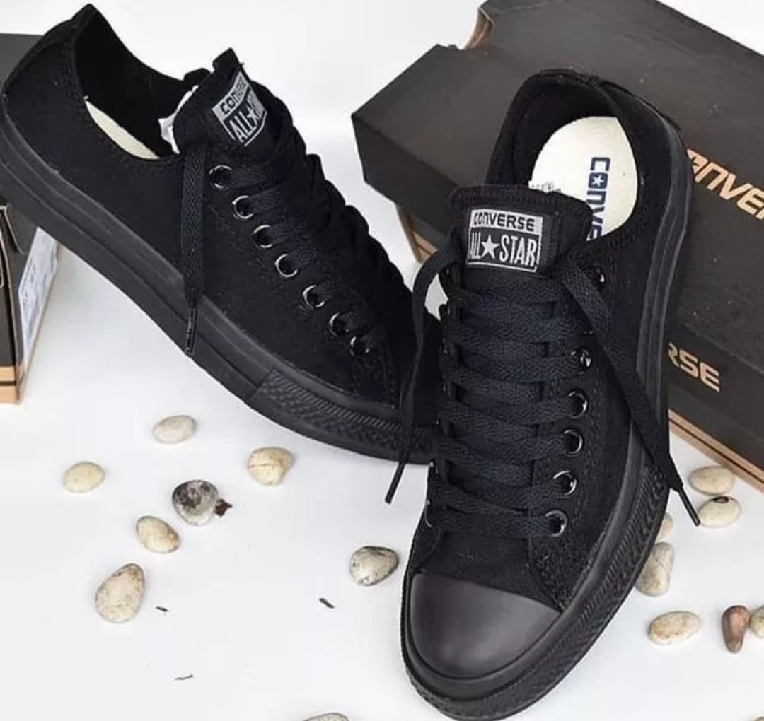 COD SEPATU CONVERSE70S ALL STAR HITAM SEPATU COWOK HITAM POLOS TERBARU ...