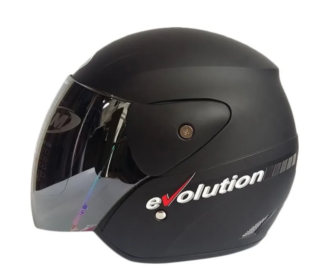Helm GM Evolution Original Hitam doff Hitam metalik Biru putih ORIGINAL ...