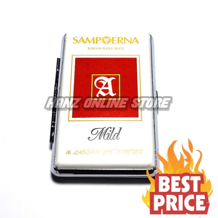 KOTAK ROKOK MOTIF SAMPOERNA MILD MERAH - FC | Lazada Indonesia