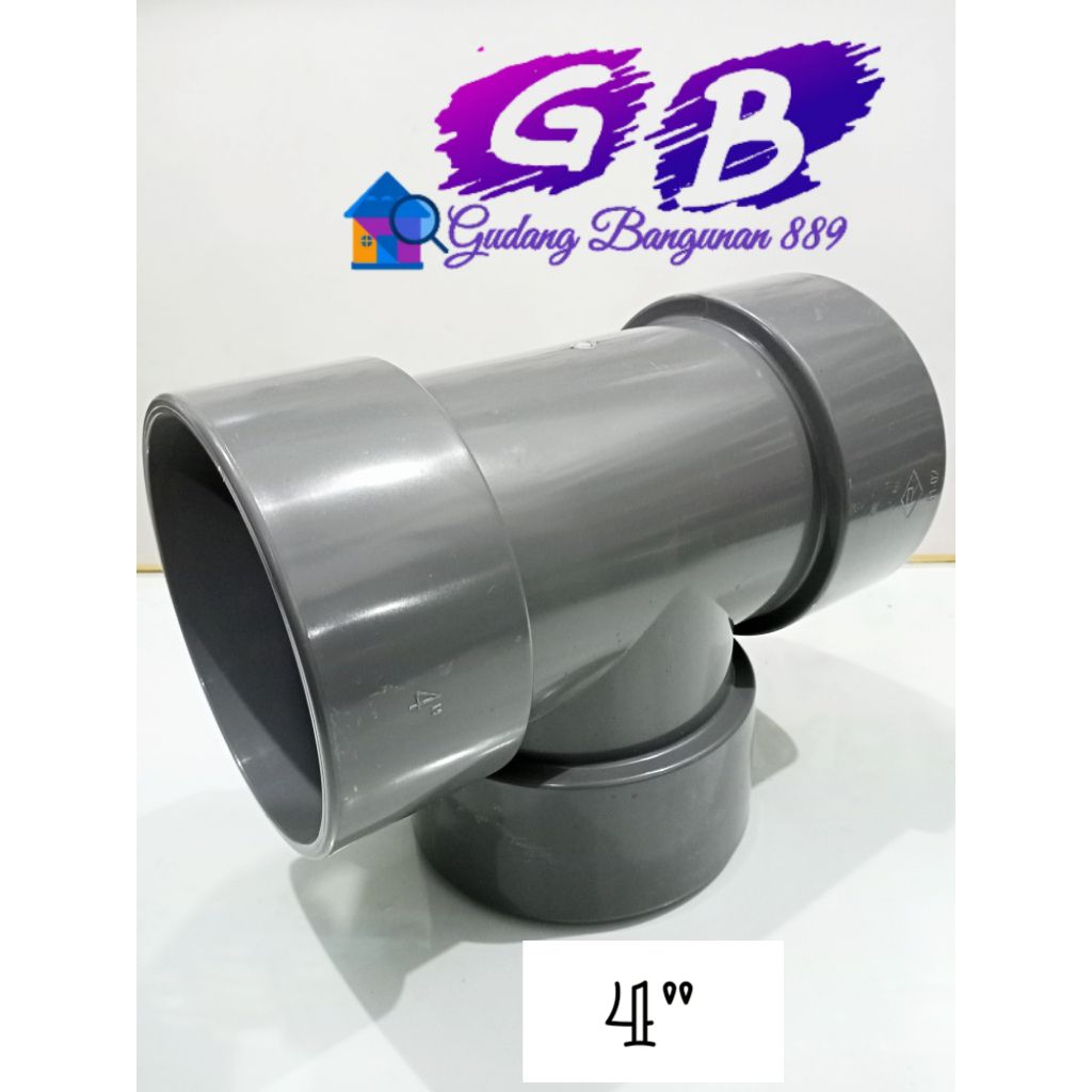 TEE PVC 4" RUCIKA AW / SAMBUNGAN TEE 4 INCI | Lazada Indonesia