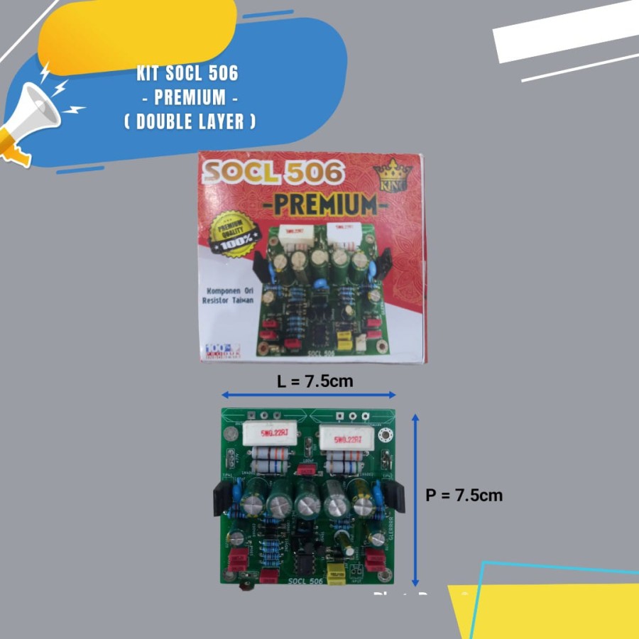 Kit Socl 506 Dobel layer premium KING Kit driver power Socl Fiber 506 ...