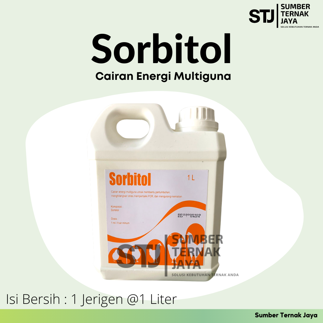 Sorbitol 1 Liter - Vitamin untuk Anak Ayam DOC sebagai Sumber Energi ...